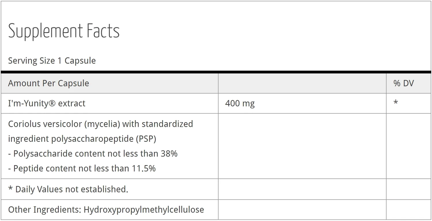 I'm-Yunity for Dogs Immune Support Proprietary Mushroom Supplement