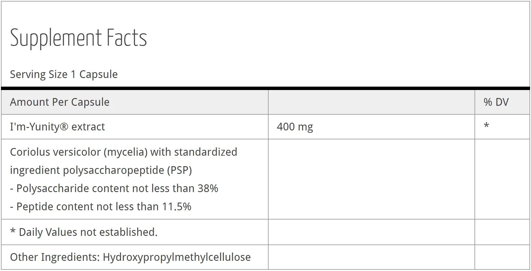 I'm-Yunity for Dogs Immune Support Proprietary Mushroom Supplement