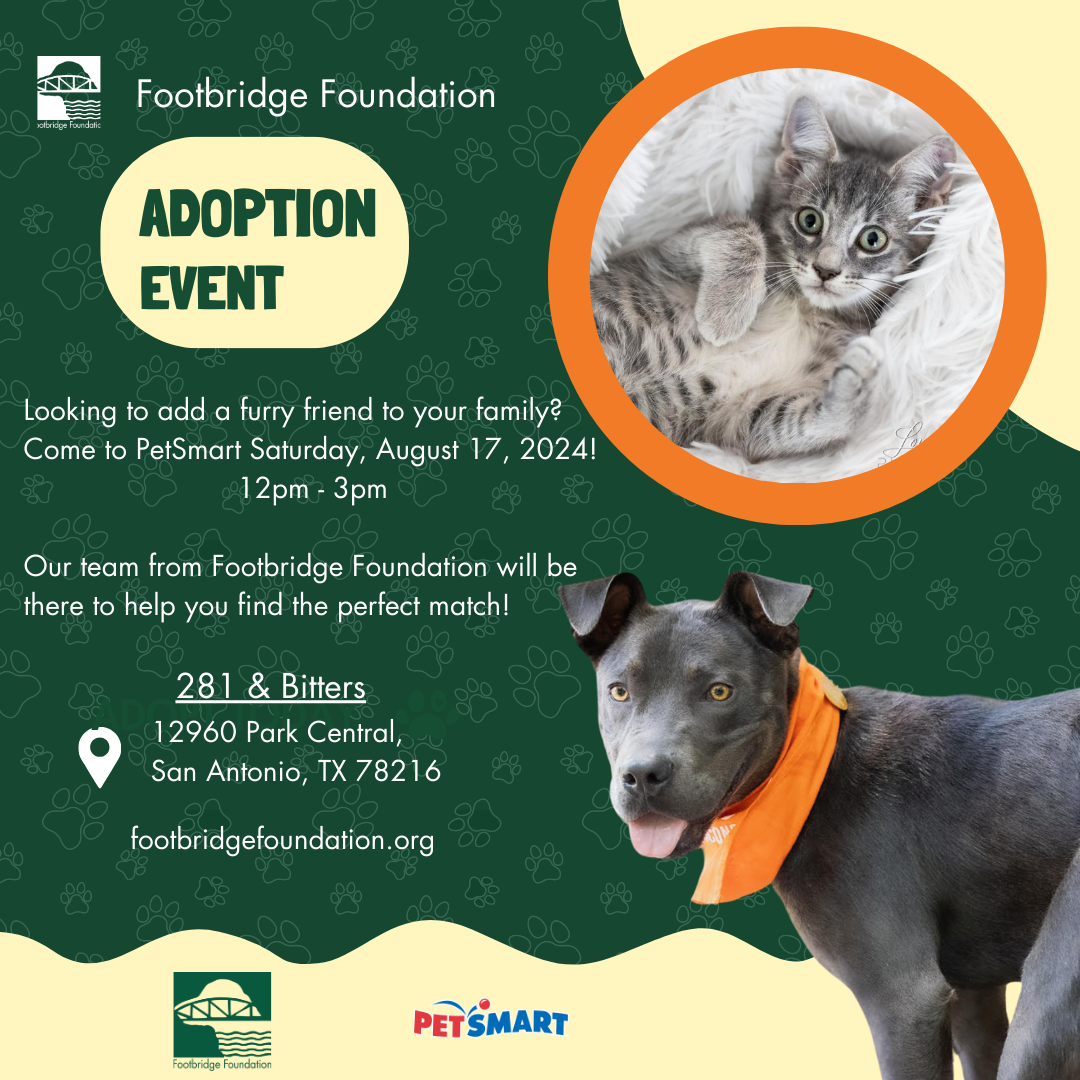 Events — Footbridge Foundation - San Antonio Animal Rescue and Pet ...