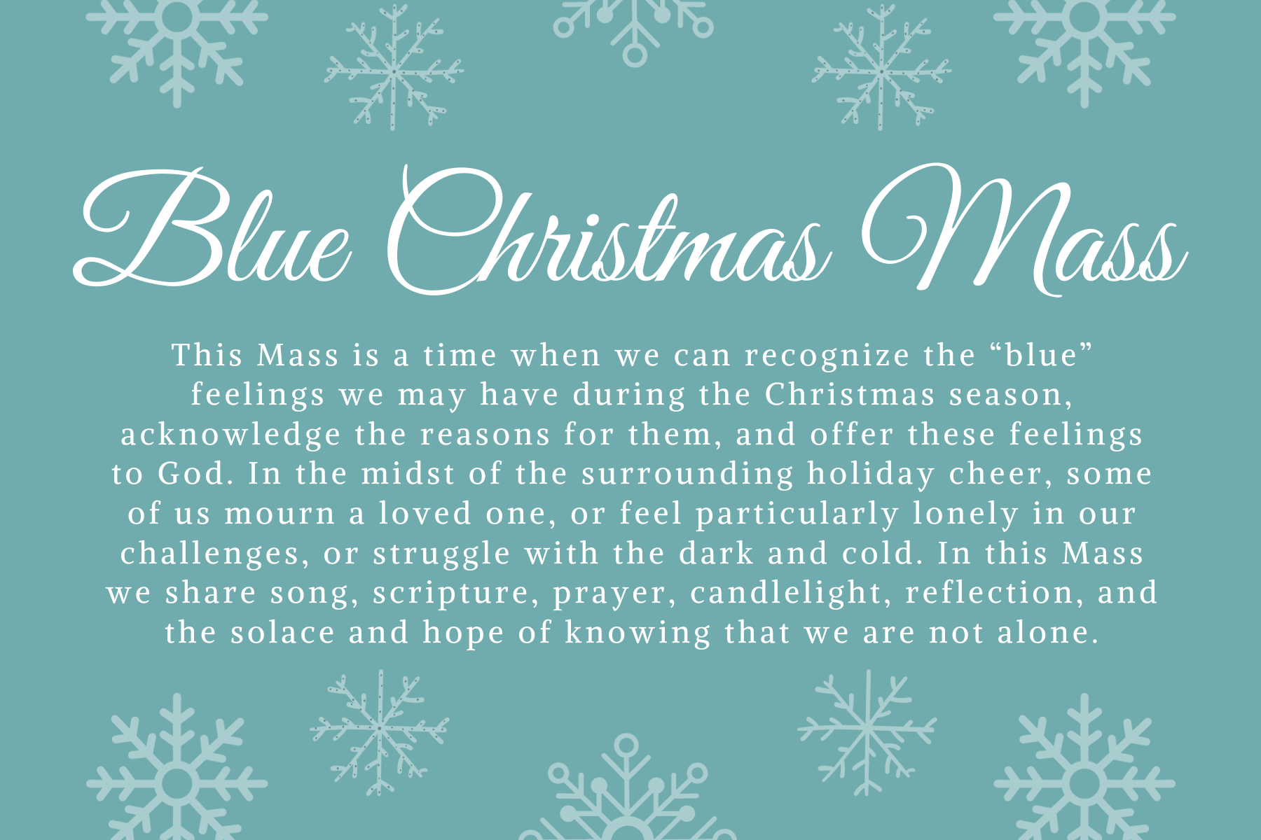 Events — Three Catholic Churches