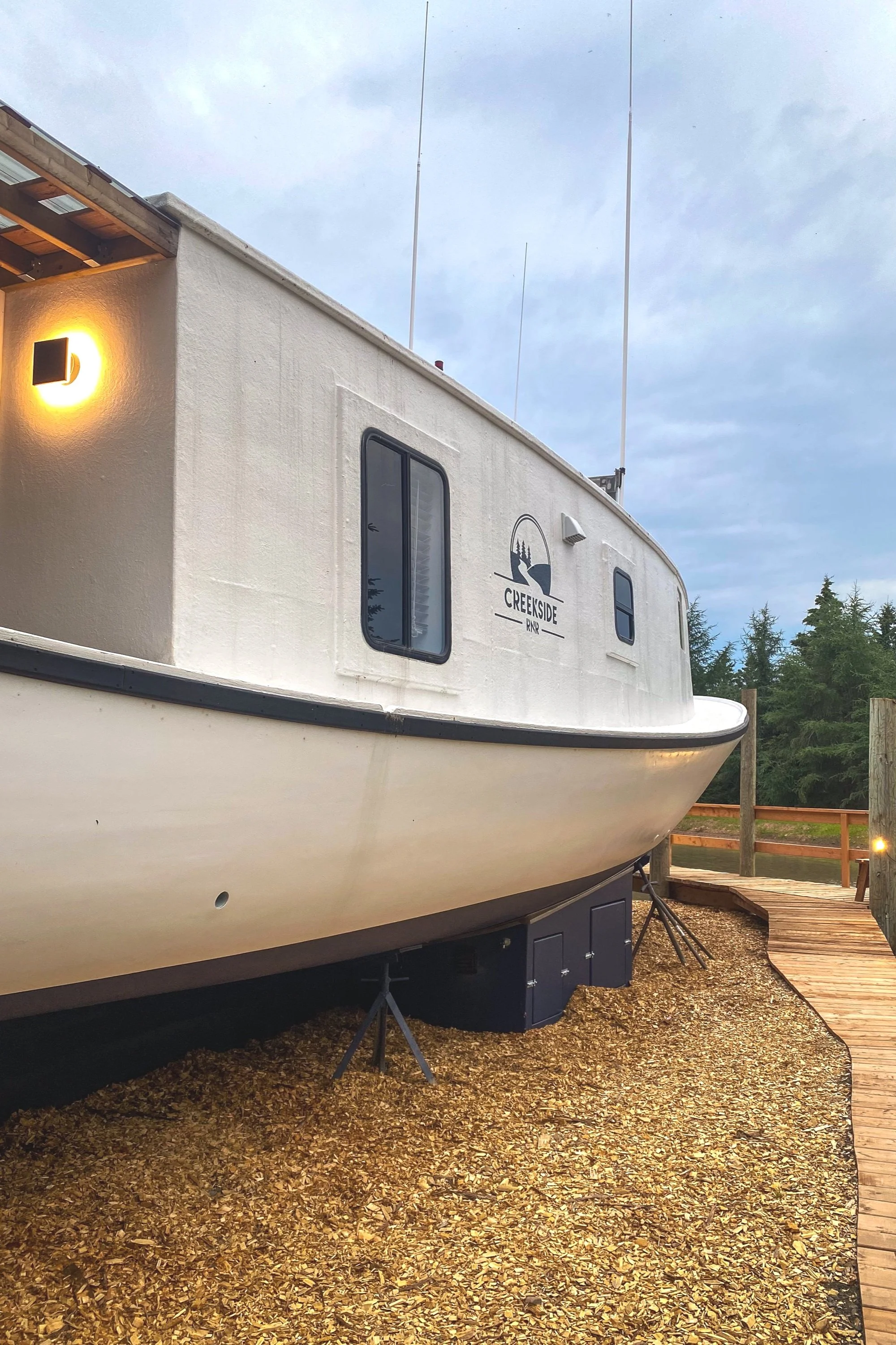 Luxury Fishing Boat Stay at Creekside RNR — MARITIMES MAVEN
