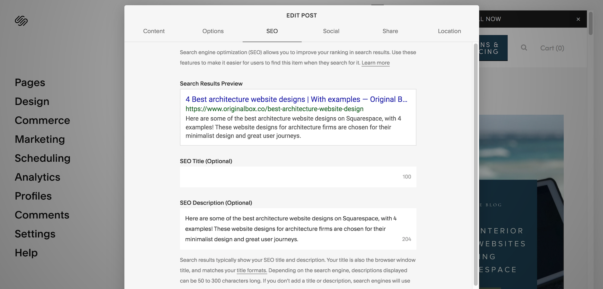 7 Squarespace blogging tips for new bloggers — Original Box ...