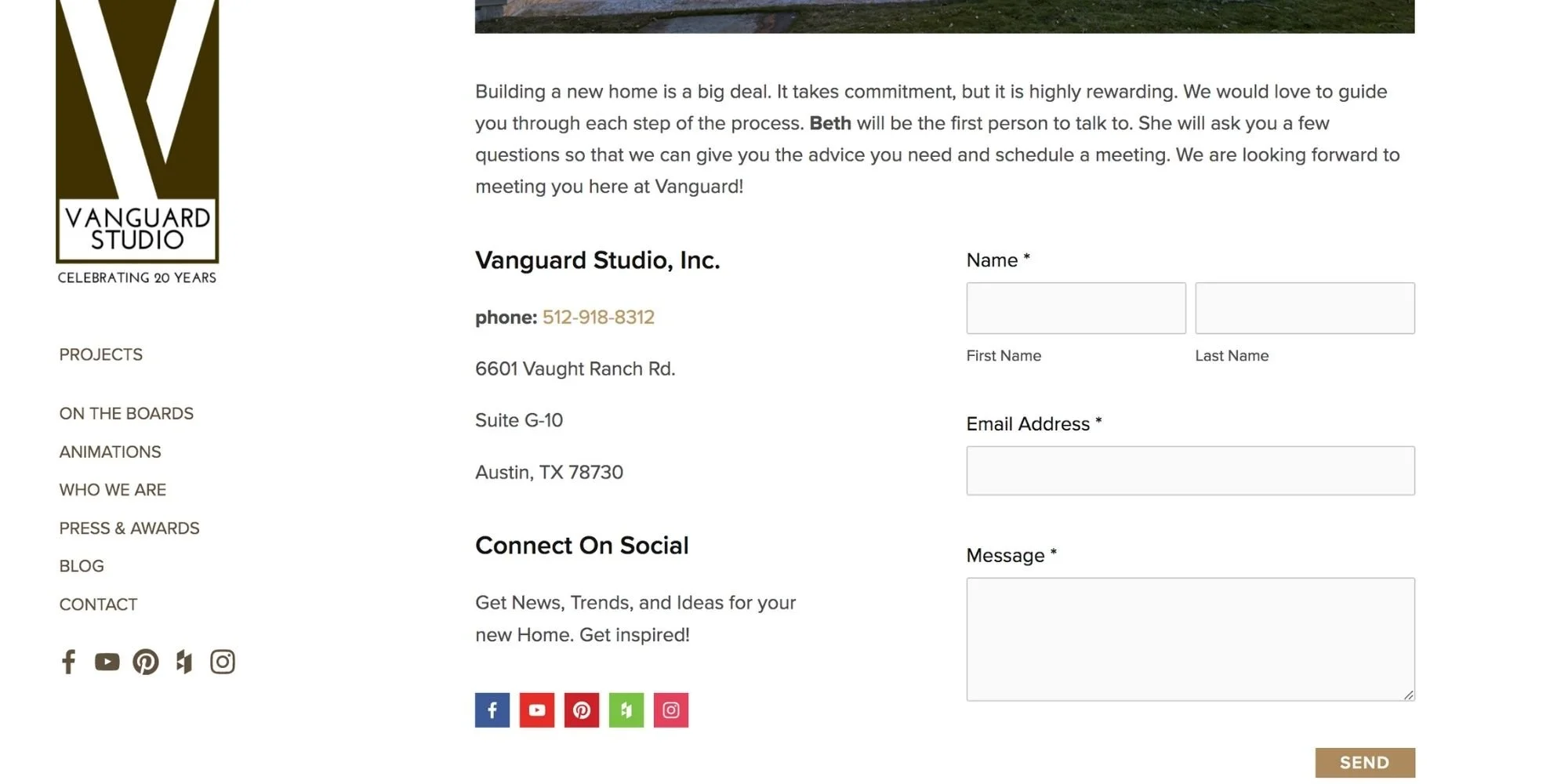 4 Best architecture website designs | With examples — Original Box ...