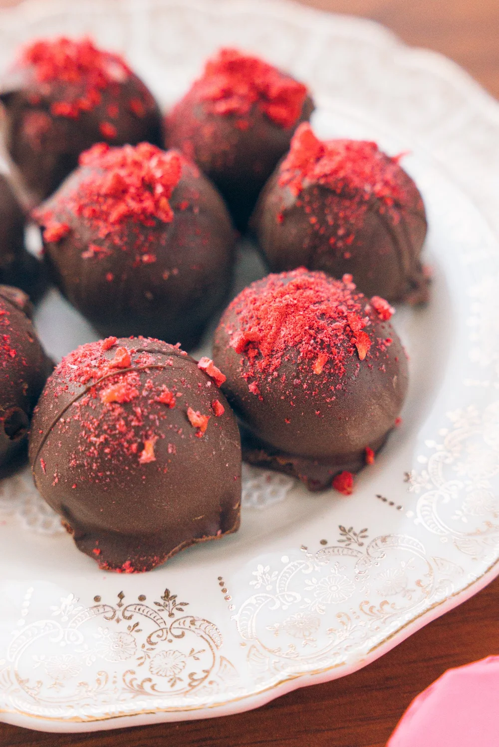 Raspberry & Rose Truffles — My Moonstone Kitchen