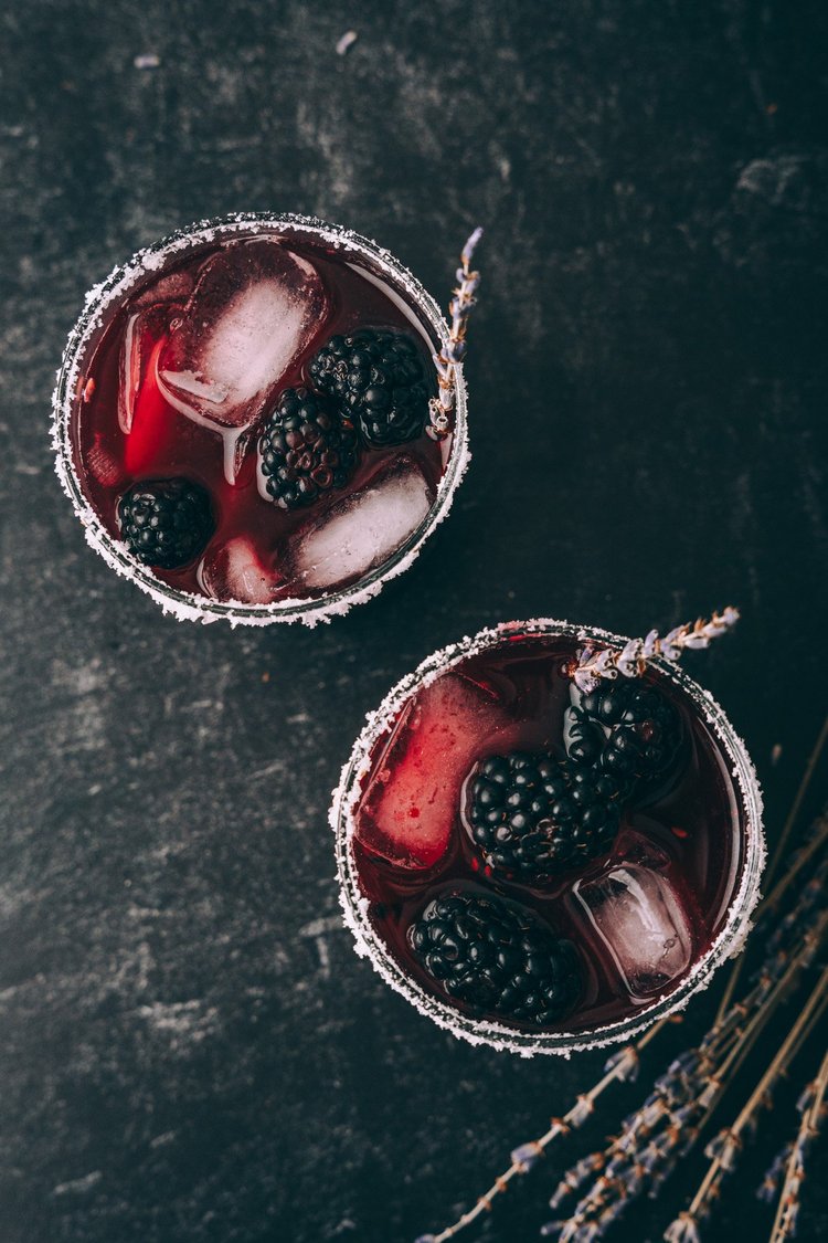 Midnight Margaritas - Blackberry Lavender Margaritas — My Moonstone Kitchen