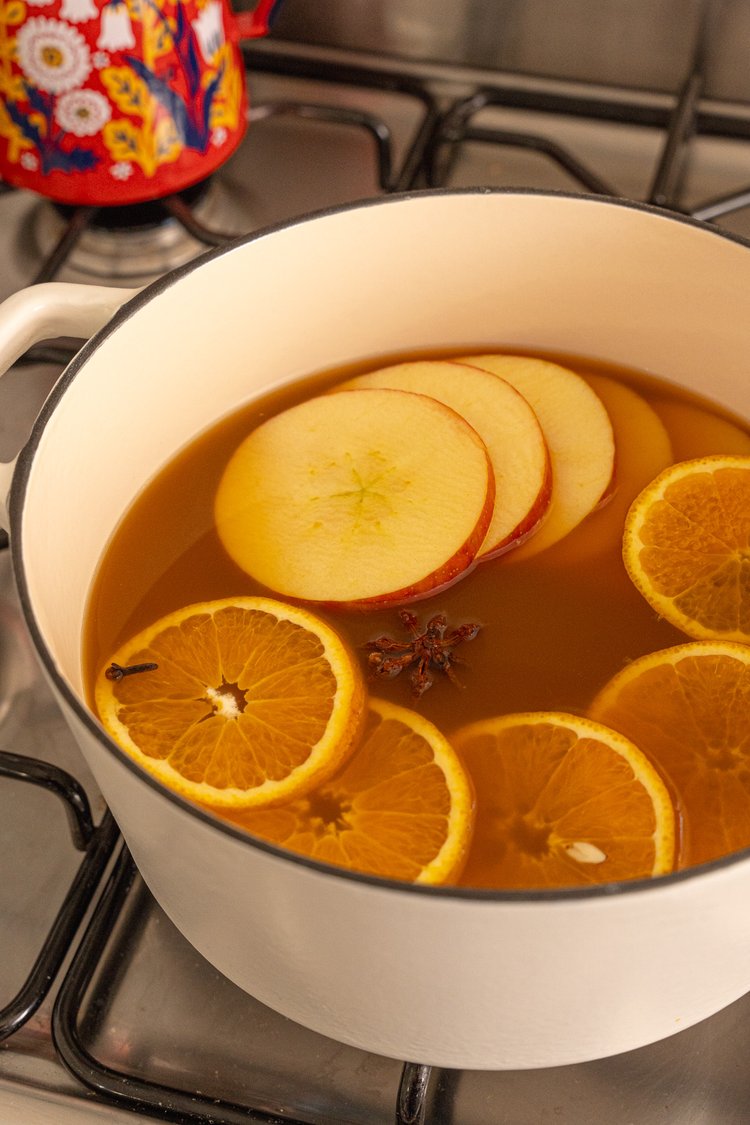 Hot Mulled Spiced Apple Cider My Moonstone Kitchen