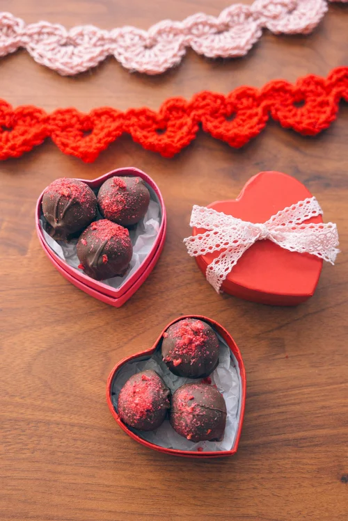 Raspberry & Rose Truffles — My Moonstone Kitchen