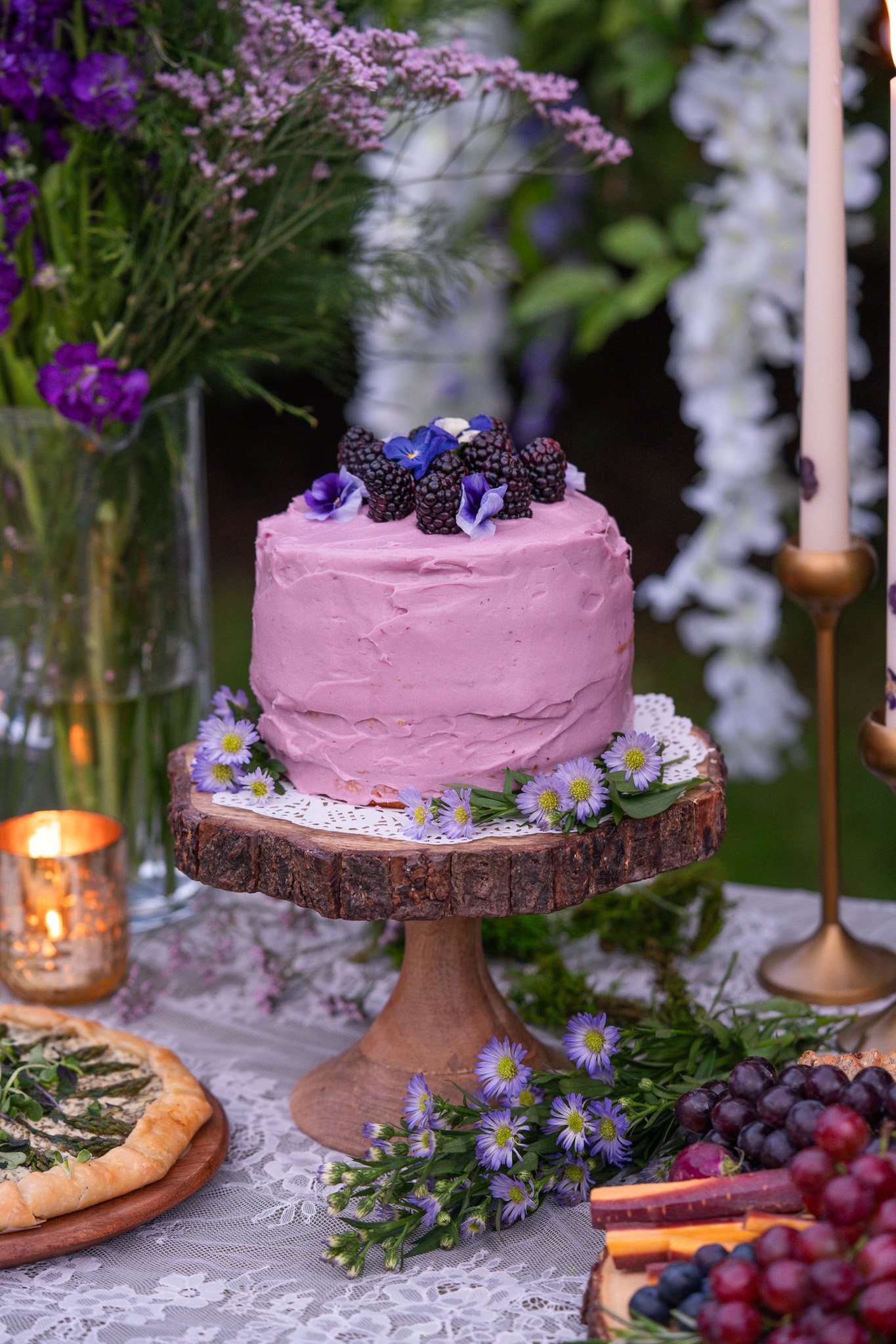 Blackberry Lavender Cake — My Moonstone Kitchen