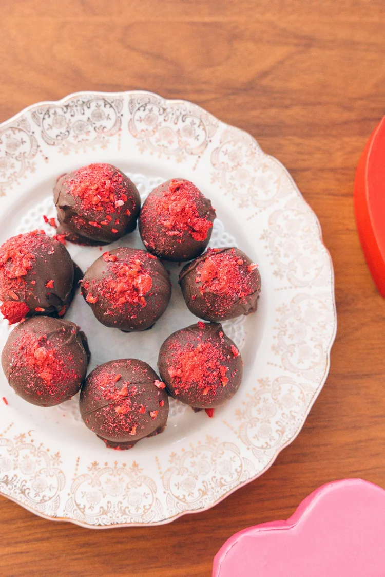 Raspberry & Rose Truffles — My Moonstone Kitchen