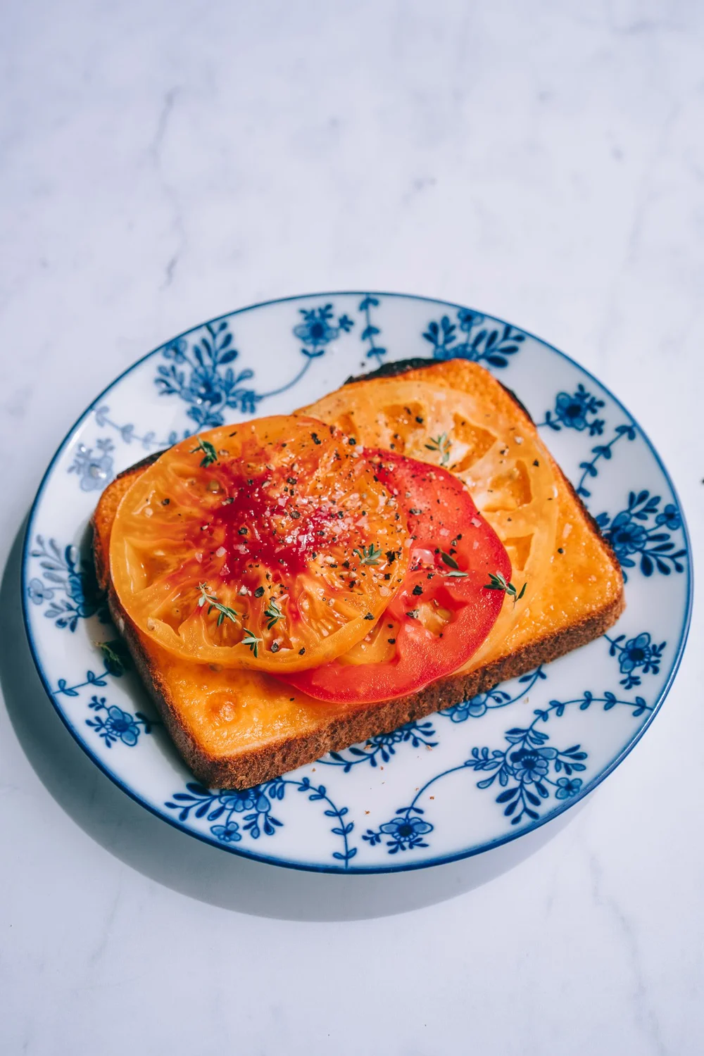 Heirloom Tomato Toast — My Moonstone Kitchen