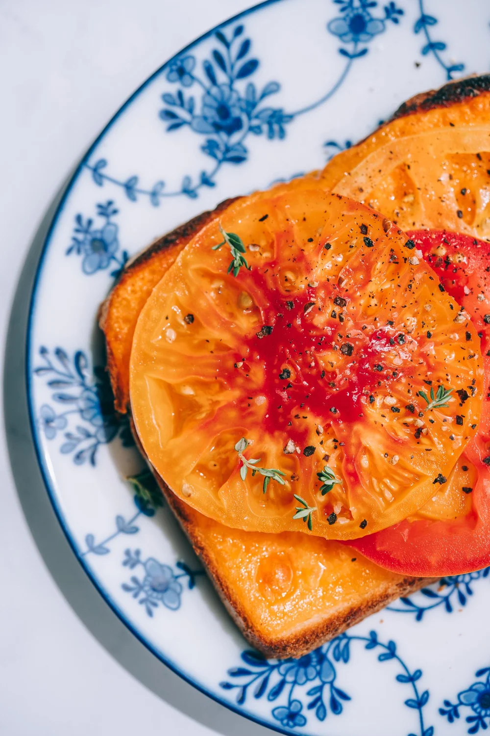 Heirloom Tomato Toast — My Moonstone Kitchen