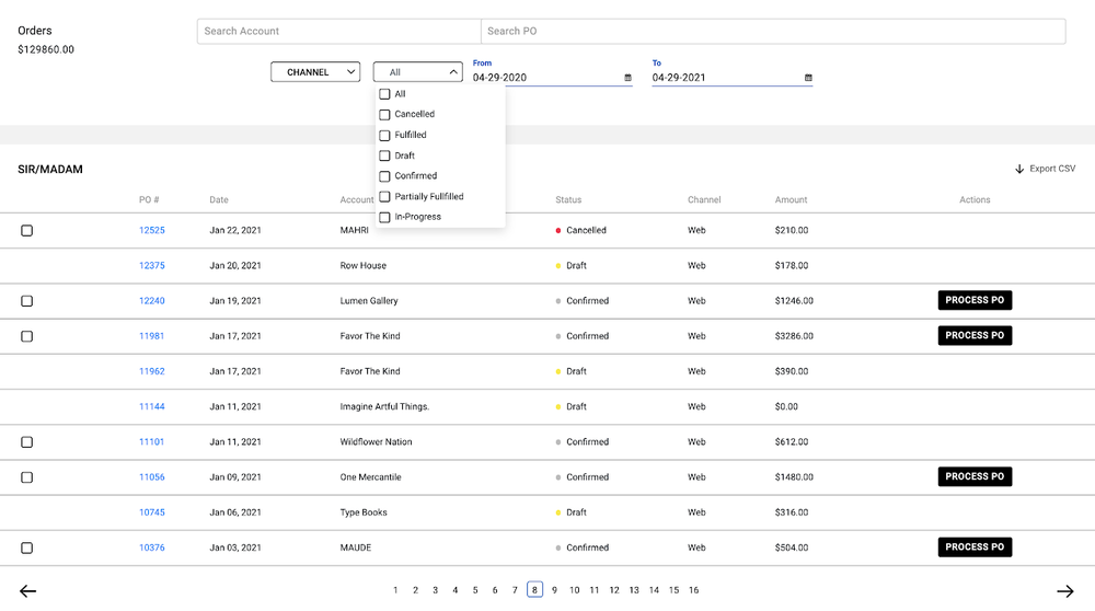 Shoppe Online Guide Purchase Orders