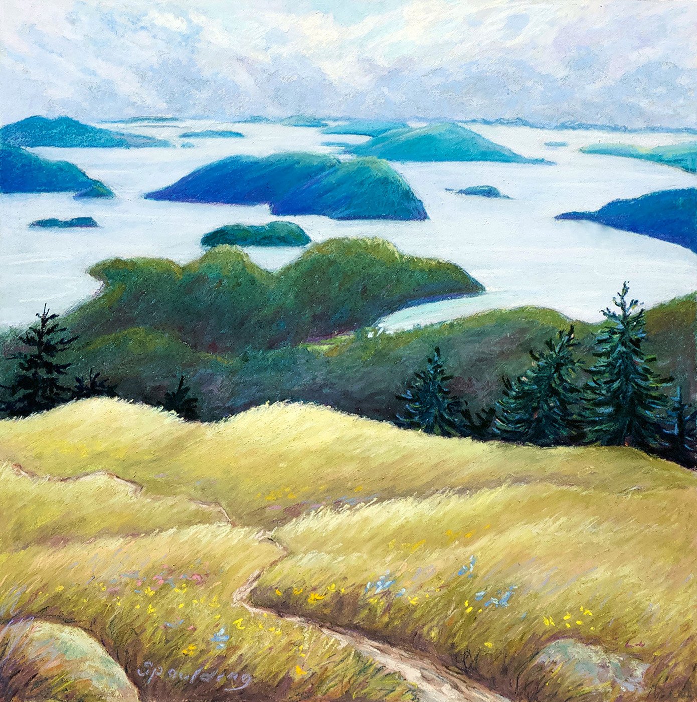 Nancy and Lewis Spaulding — San Juan Island Artists' Studio Tour
