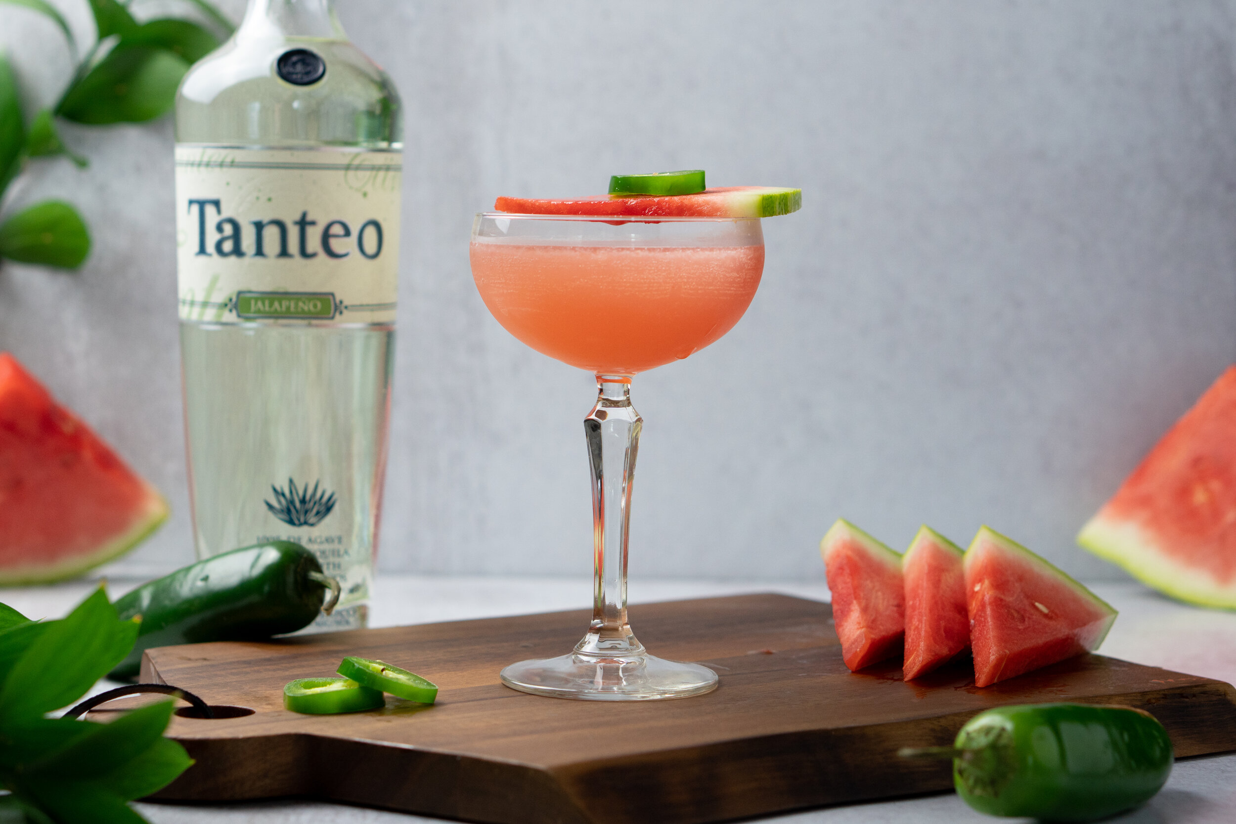 Copy Of Spicy Sandia Margarita — Tanteo Tequila