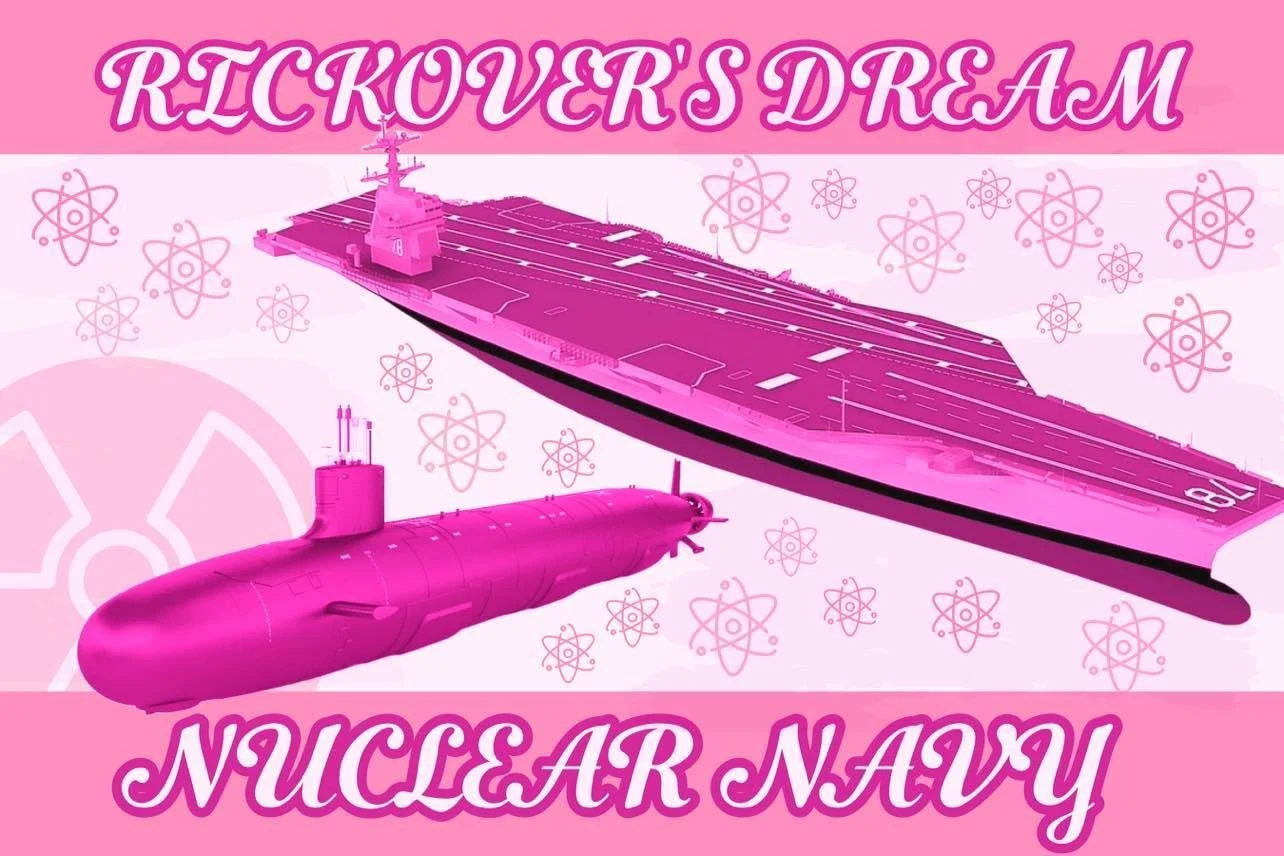 The Rickover Study Poster — The Reactor is Critical