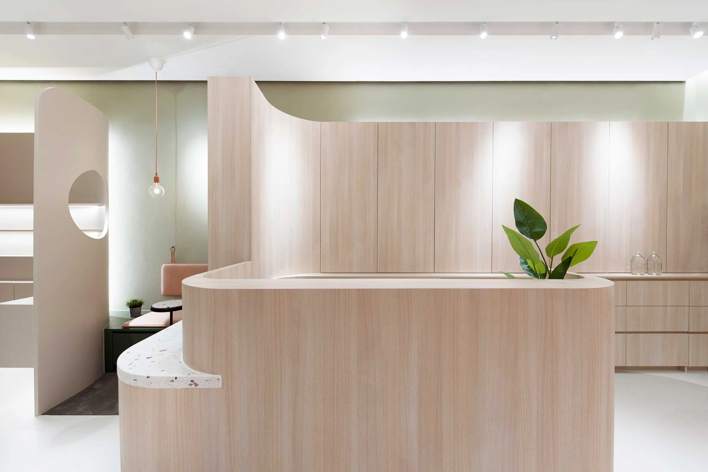 Curves and Colours at Beautysaur Organic’s Flagship Store — Design ...