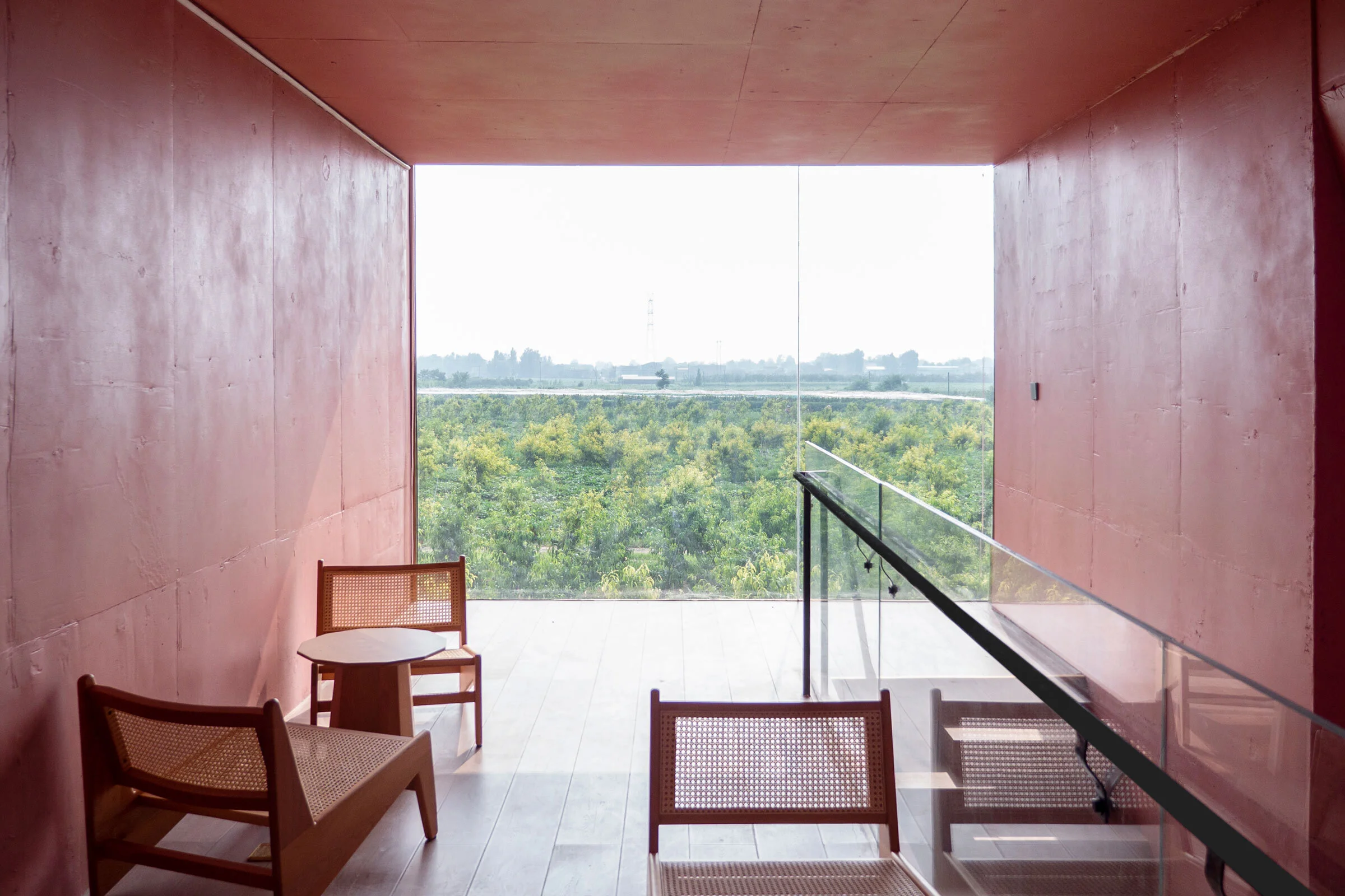A Petite, Peach-Hued Community Centre — Design Anthology
