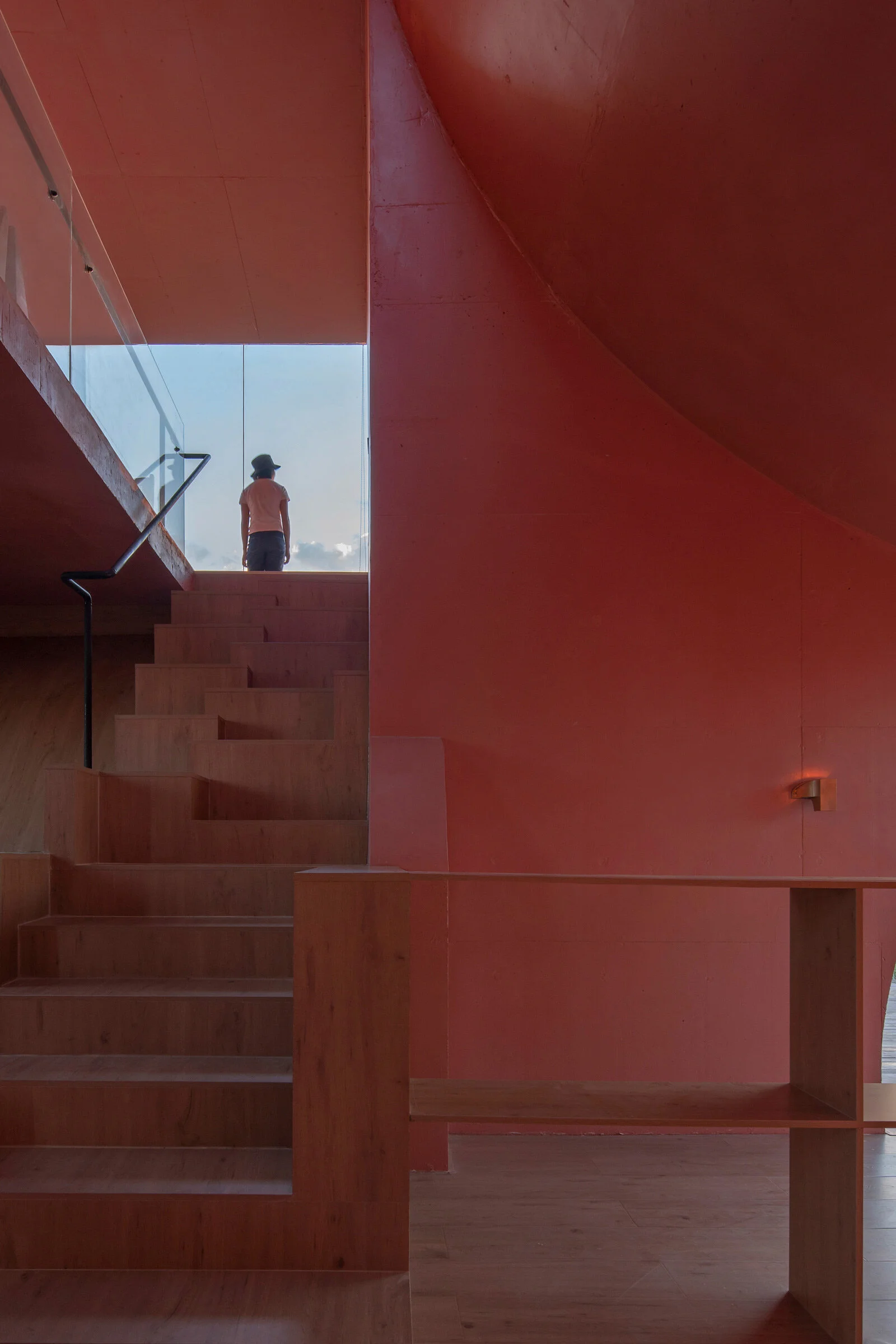 A Petite, Peach-Hued Community Centre — Design Anthology