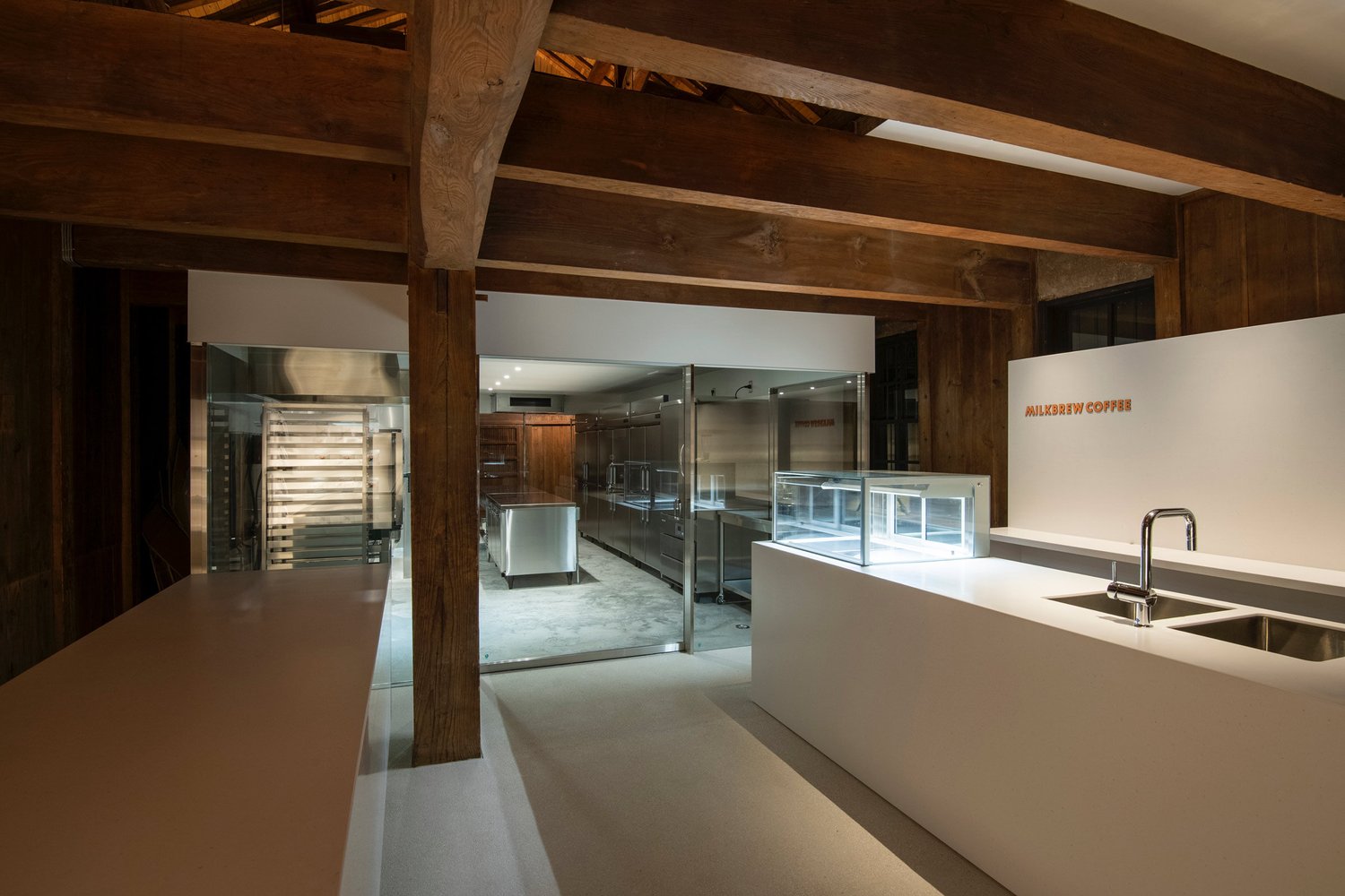 Interior design of Milkbrew coffee, a cafe at Ureshino city, Saga ...