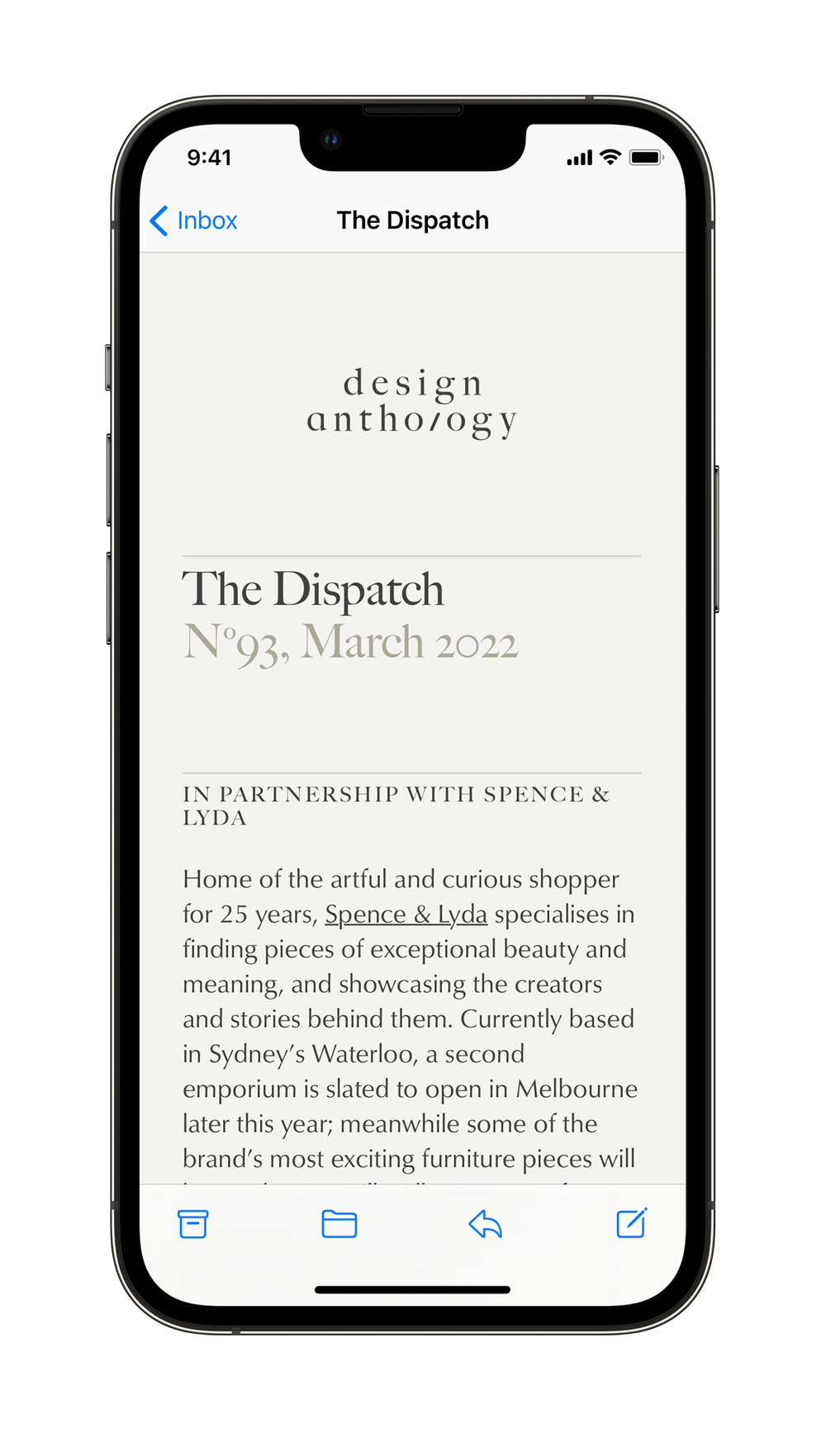 The Dispatch — Design Anthology