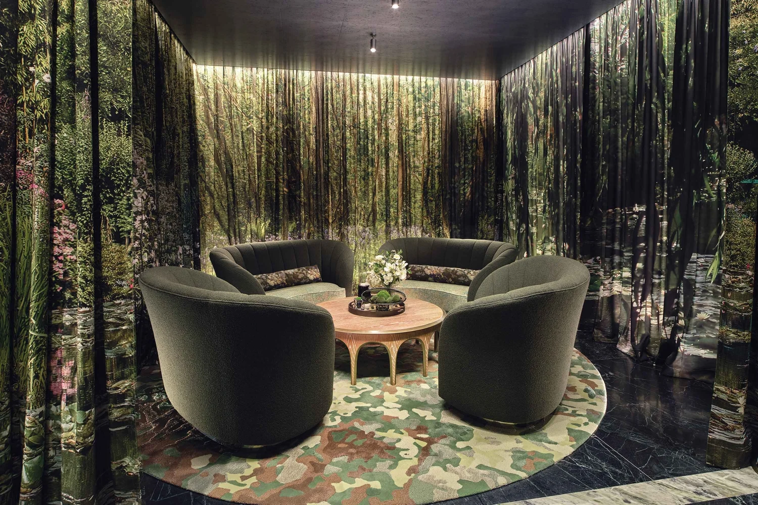 Jean-Louis Deniot Designs a Glamorous, Green Restaurant in Hong Kong’s ...