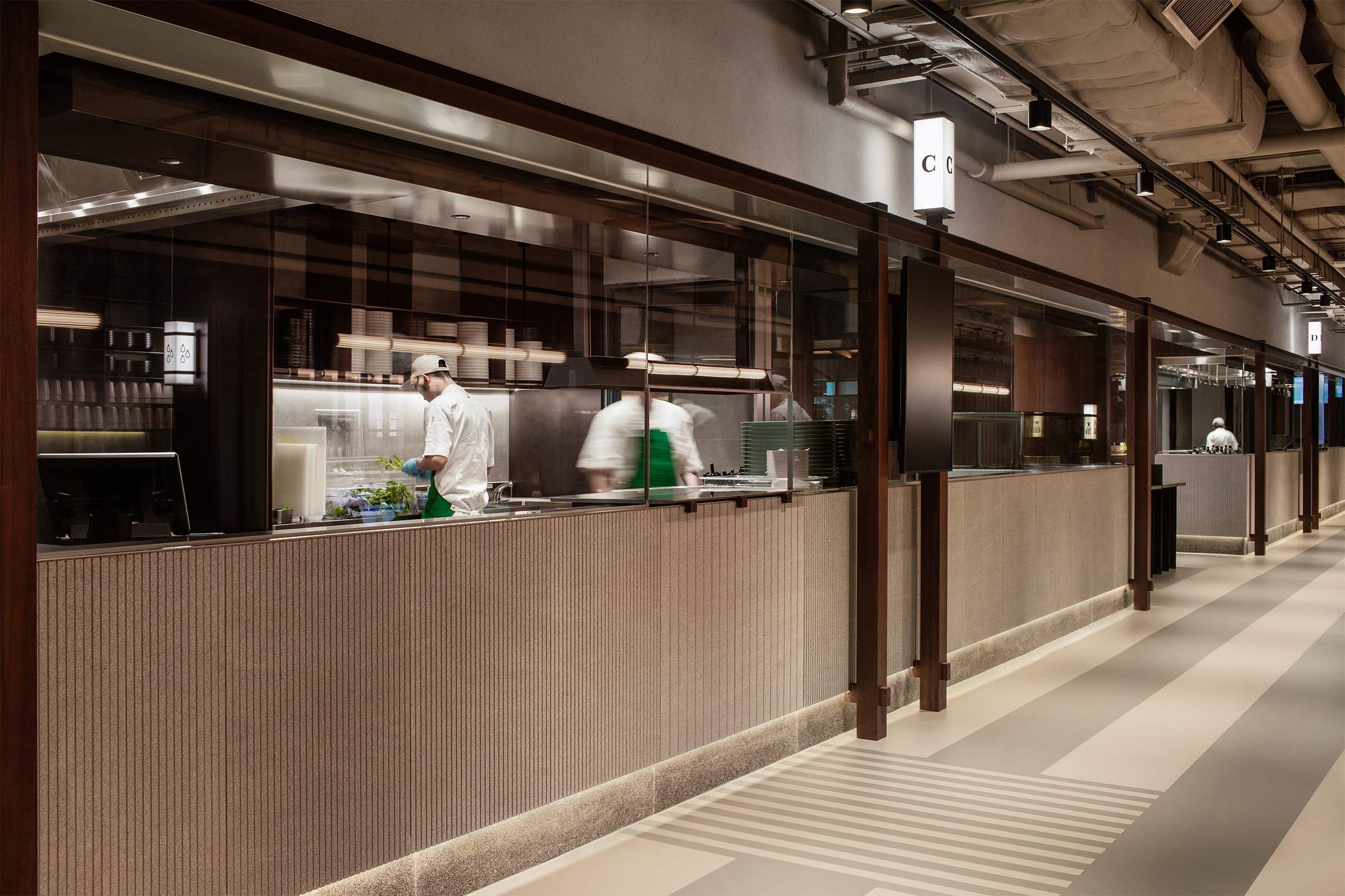Interior Design — TaiKoo Kin Food Halls — dining hall concept ...