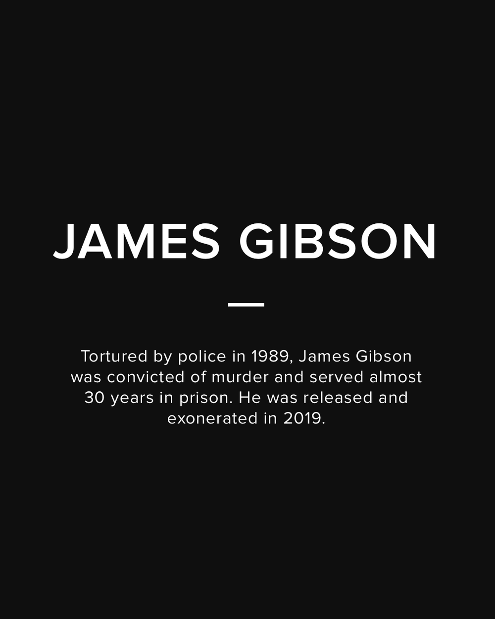 James Gibson — Chicago Police Torture Archive