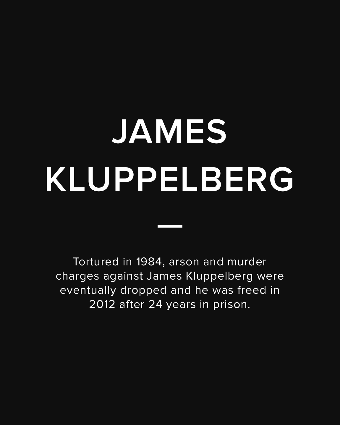 James Kluppelberg — Chicago Police Torture Archive