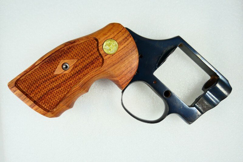 Handgun Grip for a Colt D frame Long Square-butt Revolver (P1120273 ...