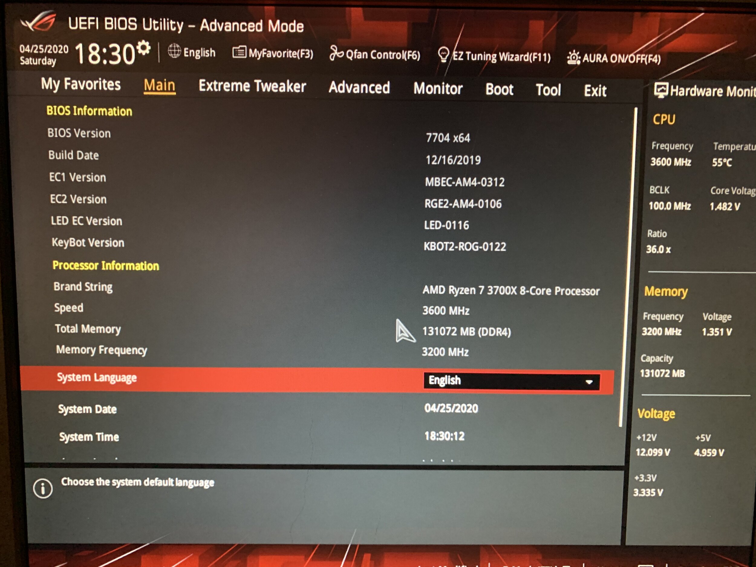 Asus X370 Crosshair VI Hero and 128GBs of RAM — SPX Labs