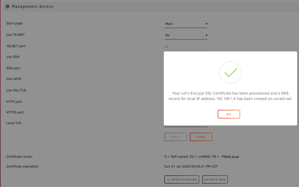 Workaround for DNS Rebinding Protection on the UDM Pro and Unraid SSL ...