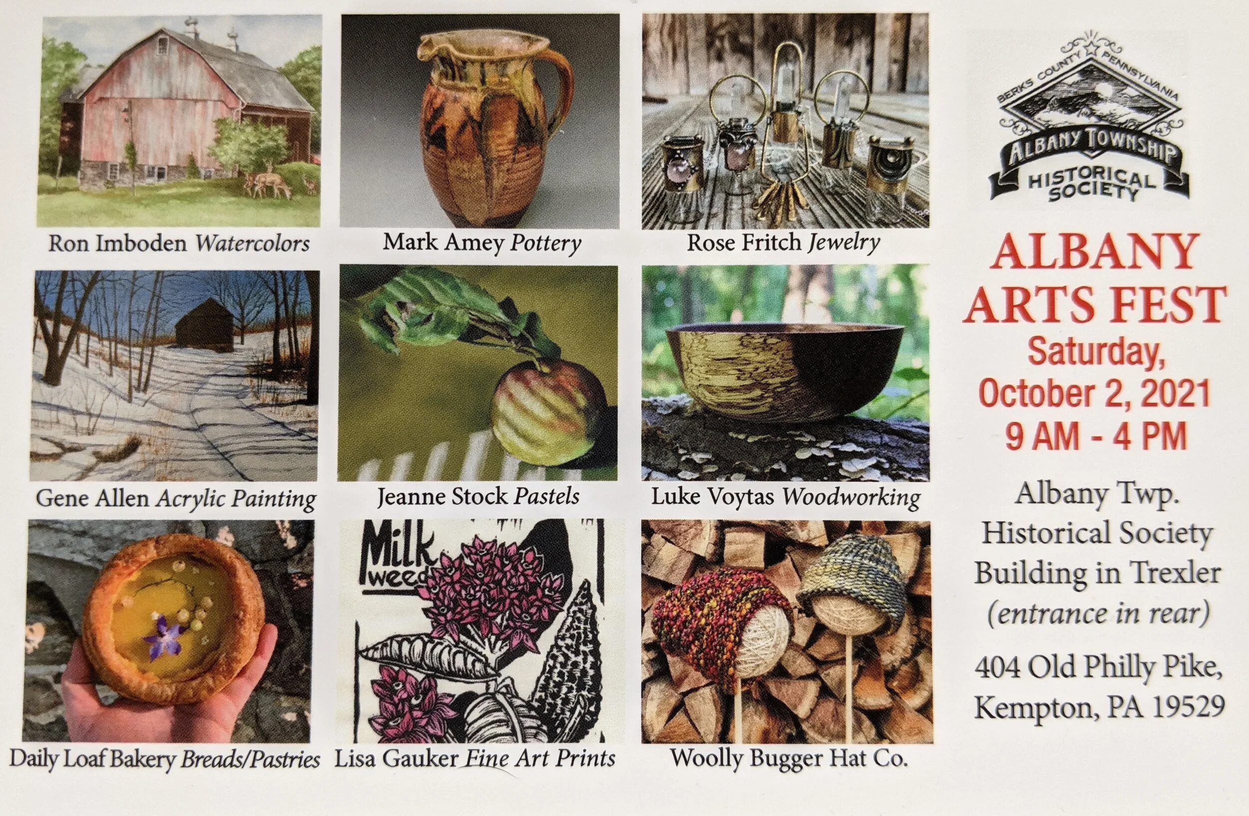 Upcoming Events — Albany Township Historical Society