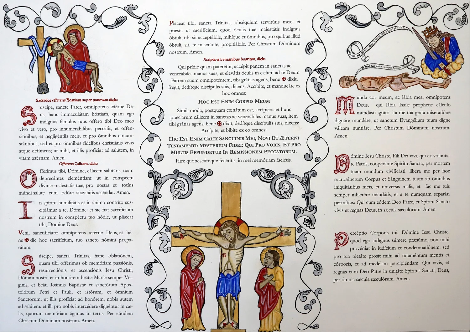 Hand-Illuminated Altar Cards (total cost: $12,000) — The Immaculata ...