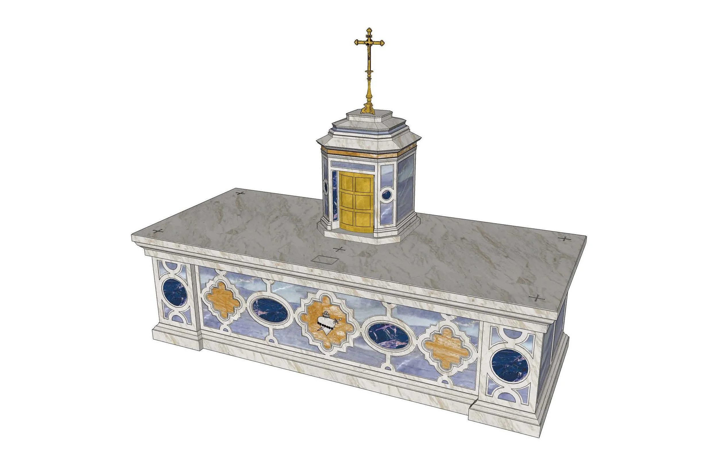 Communion Rail (total cost: $76,000) — The Immaculata Church Project