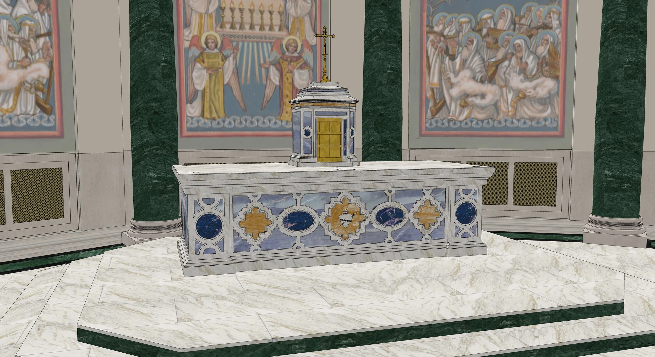 Main Altar (total cost: $69,000) — The Immaculata Church Project