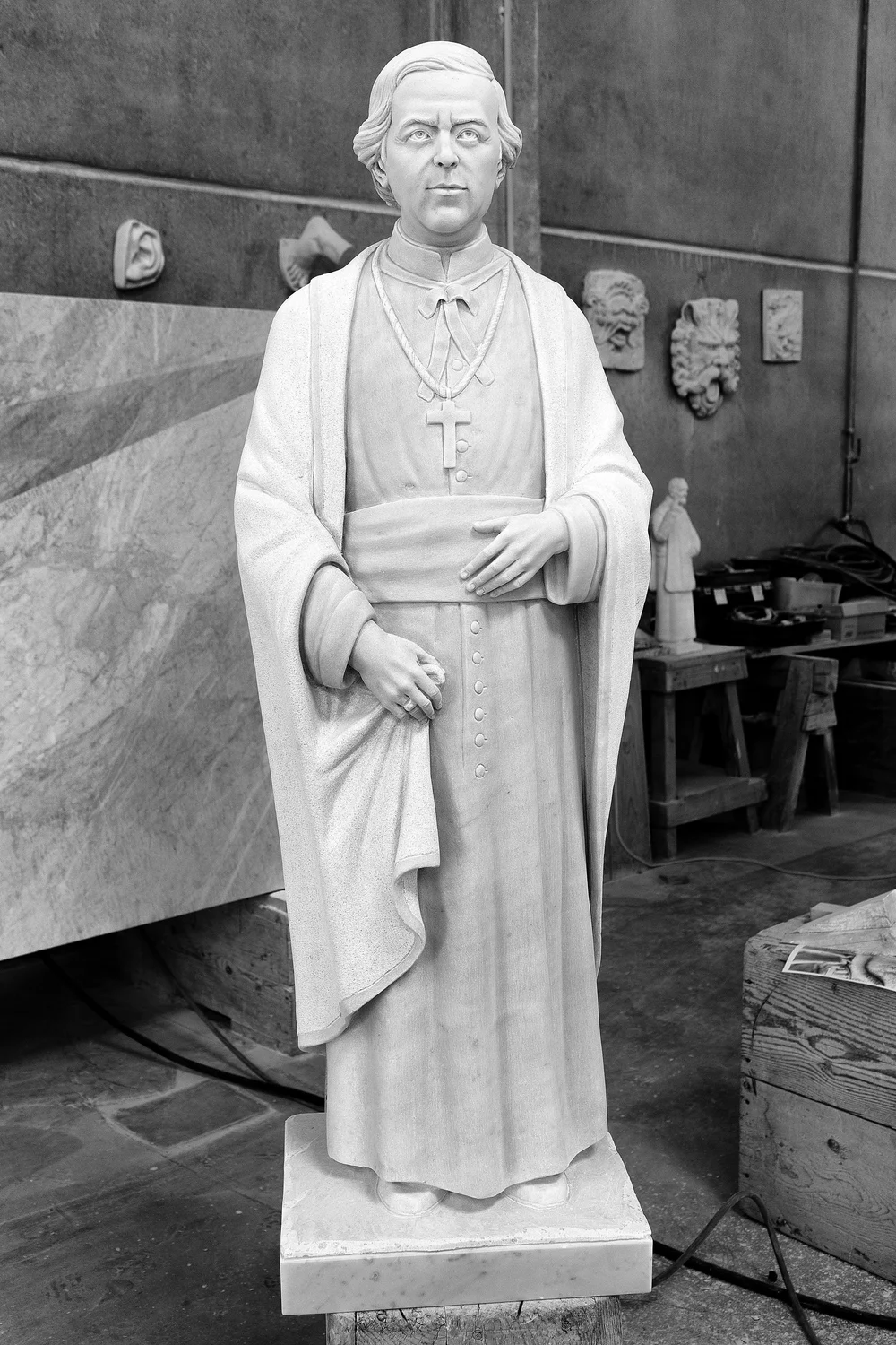 Exterior Statue of Bishop Miege (total cost: $21,600) — The Immaculata ...