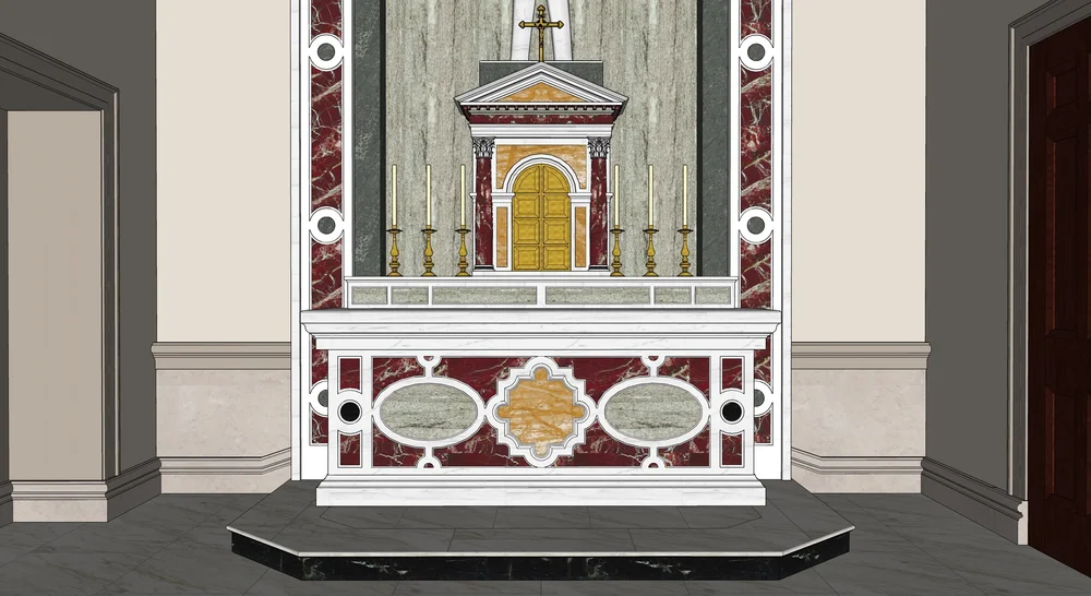 Side Chapel Altar Tabernacle (total cost: $10,300) — The Immaculata ...