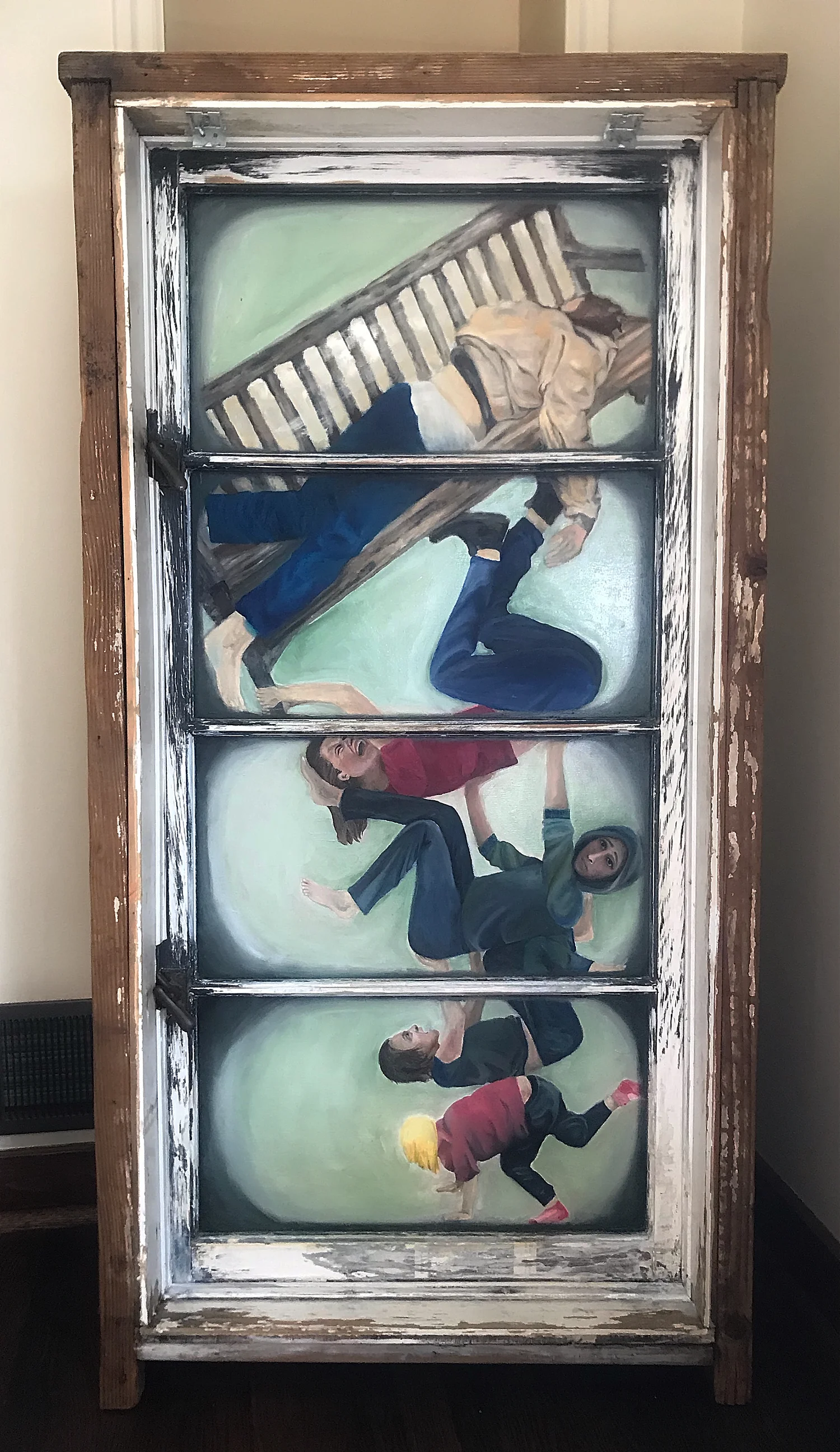Kathy Simpson Art — Oil painting mixed media by well-known artist