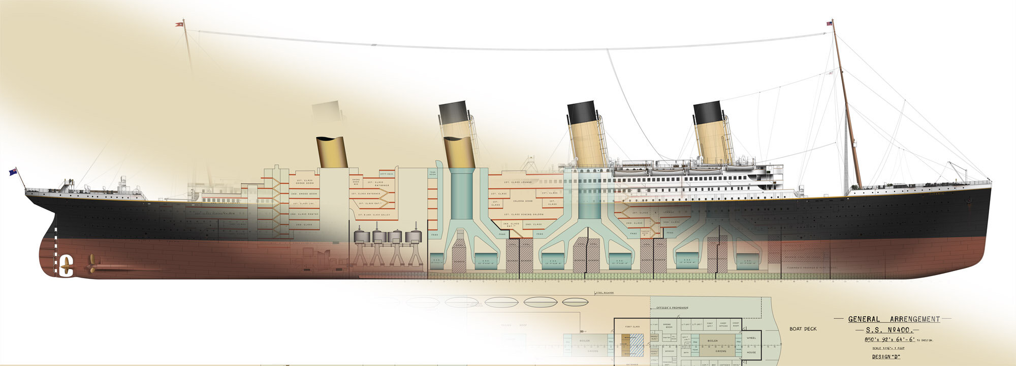 1908 Design D Drawing — Ships Illustrated