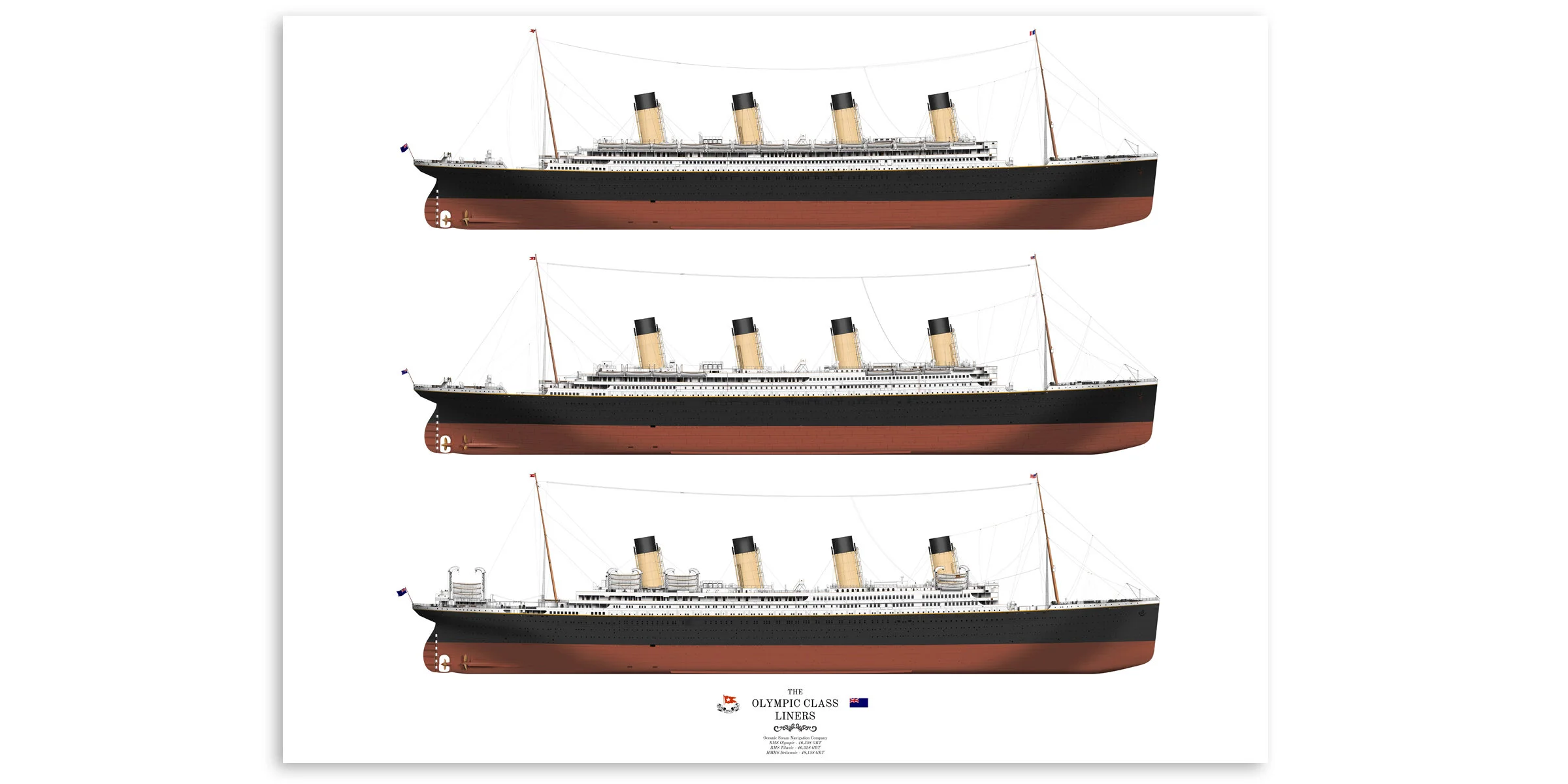 RMS Britannic — Oceanliner Designs & Illustration