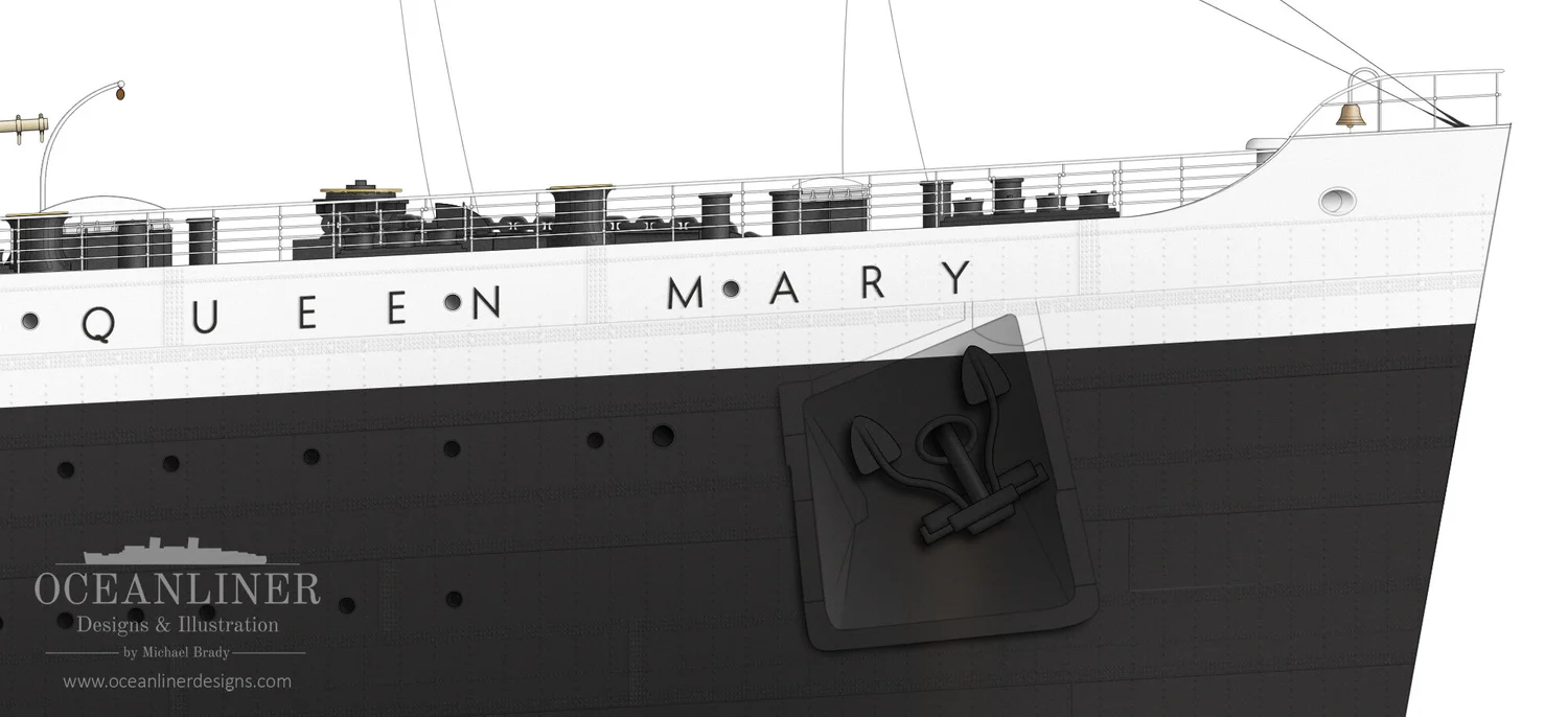 Queen Mary 1936 — Oceanliner Designs & Illustration