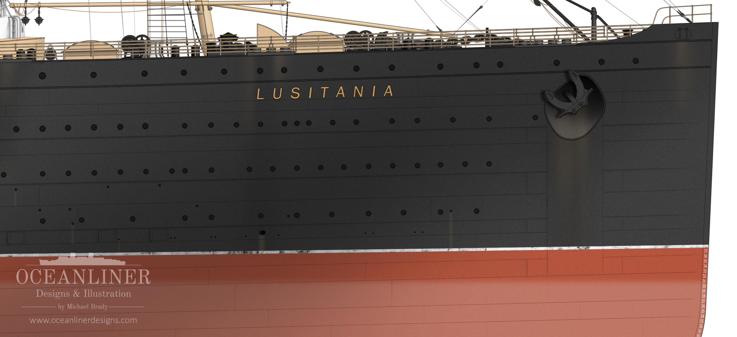 Lusitania 1915 — Ships Illustrated