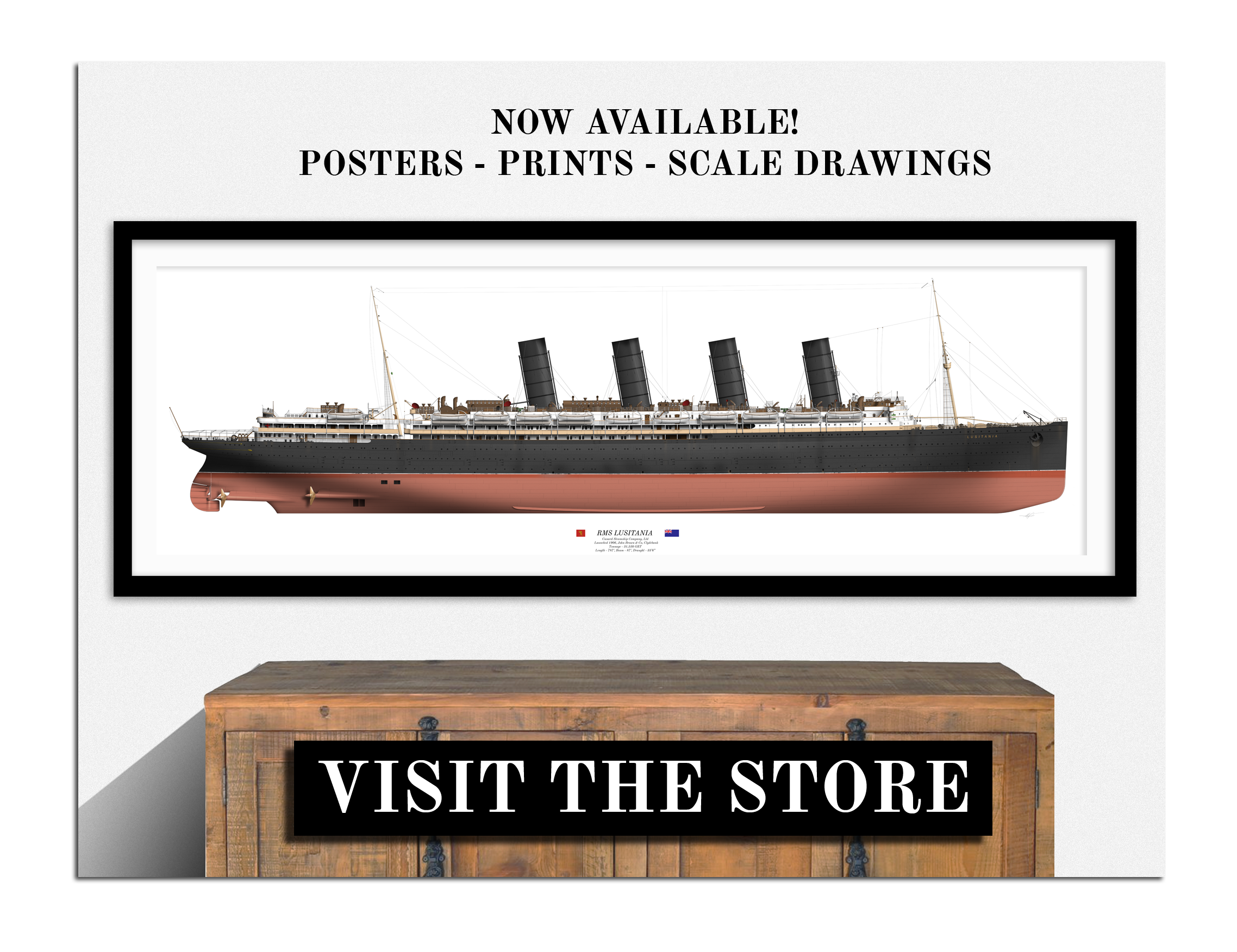 Lusitania 1915 — Ships Illustrated