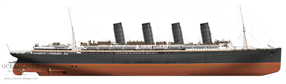 Lusitania — Ships Illustrated