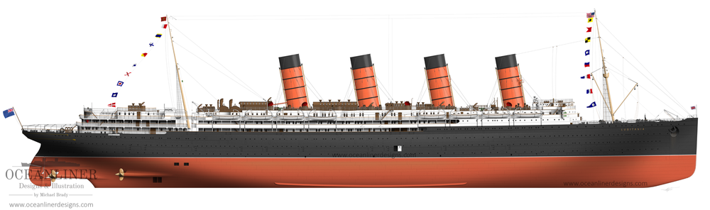 Lusitania — Ships Illustrated