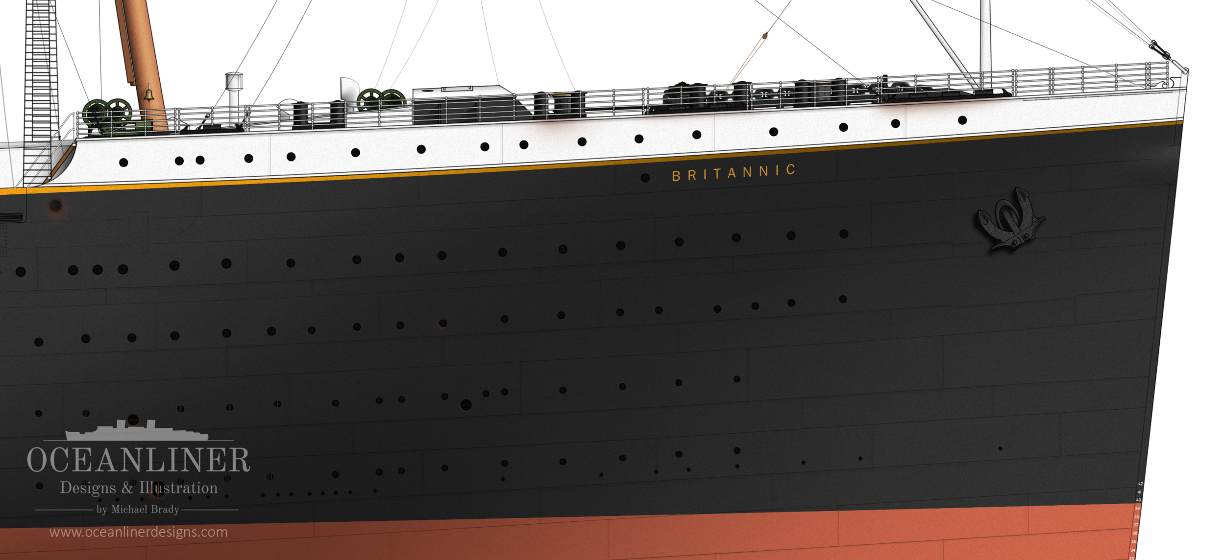 RMS Britannic — Ships Illustrated