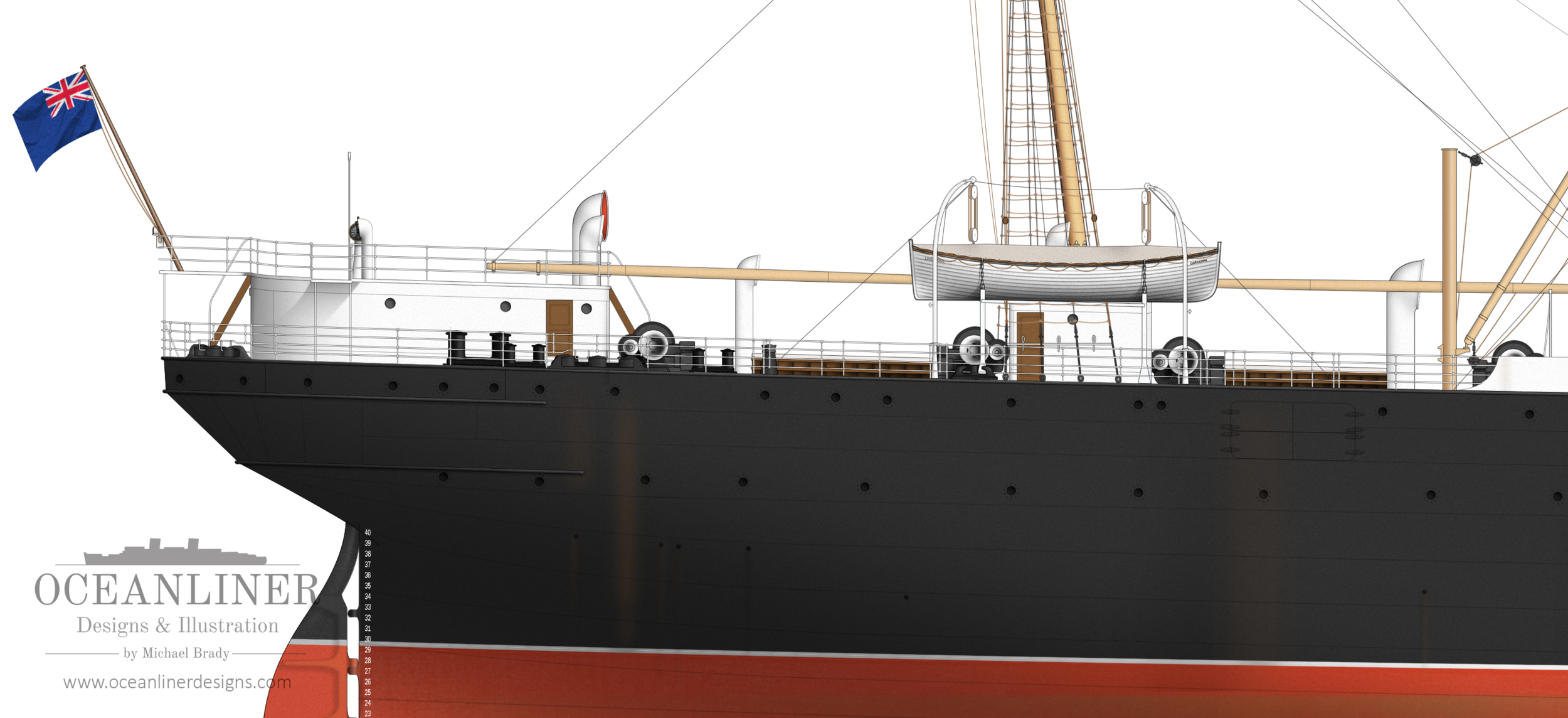 Carpathia 1912 — Ships Illustrated