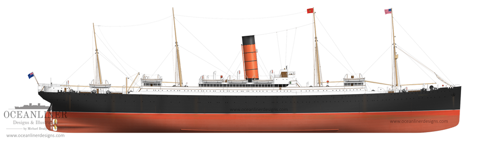 Carpathia 1912 — Ships Illustrated