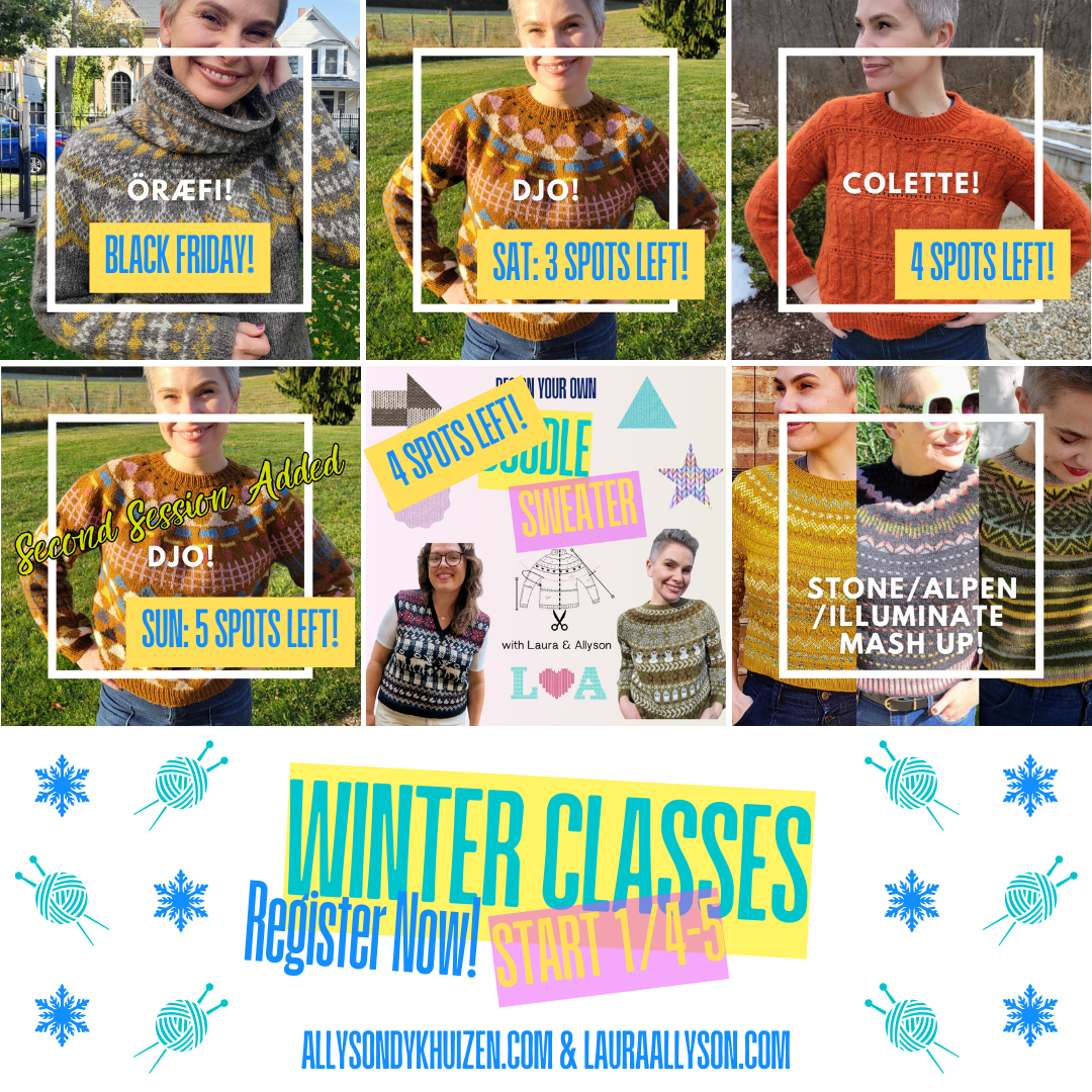 ️ Winter Classes are Filling Up! — Allyson Dykhuizen