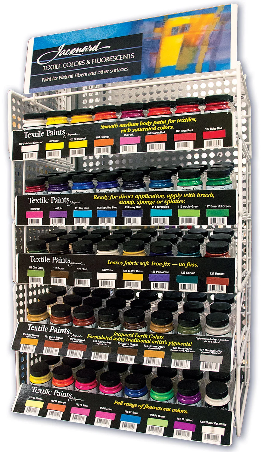 Jacquard Products — Textile Color Rack
